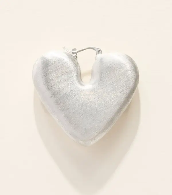 Jacquemus Crystal-embellished Heart Earrings