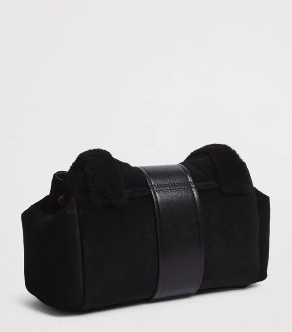 VIVIENNE WESTWOOD Suede Hazel Treasure Clutch Bag
