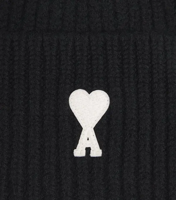 AMI Paris Wool De Coeur Beanie