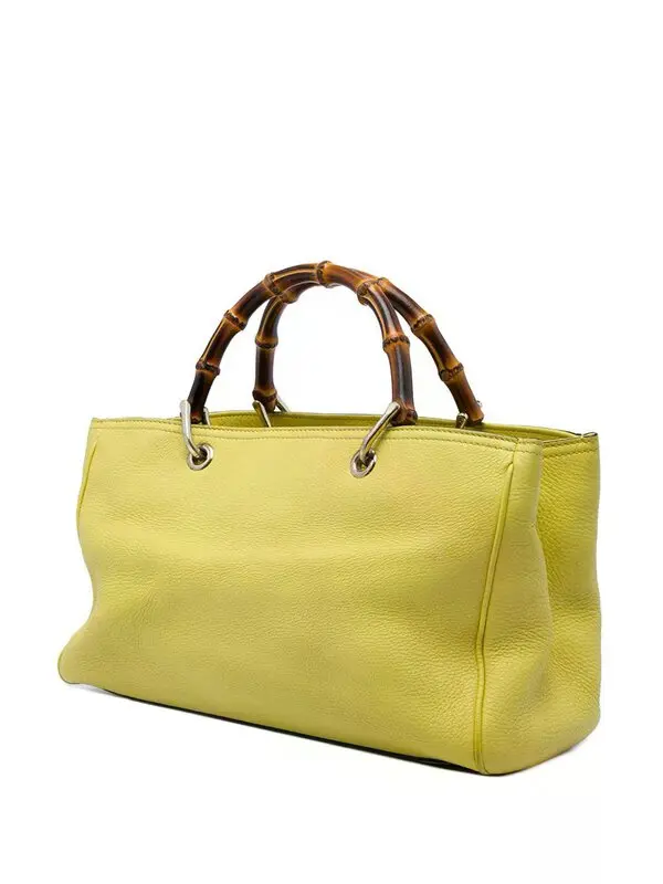 Gucci 2016-2026 Medium Calfskin Bamboo Shopper Satchel