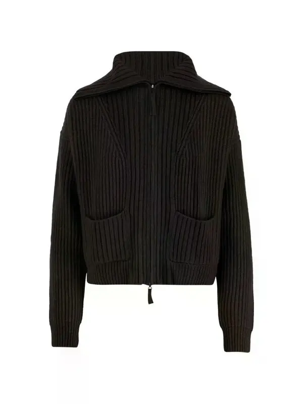 Arch4 Ribbed-knit Cardigan