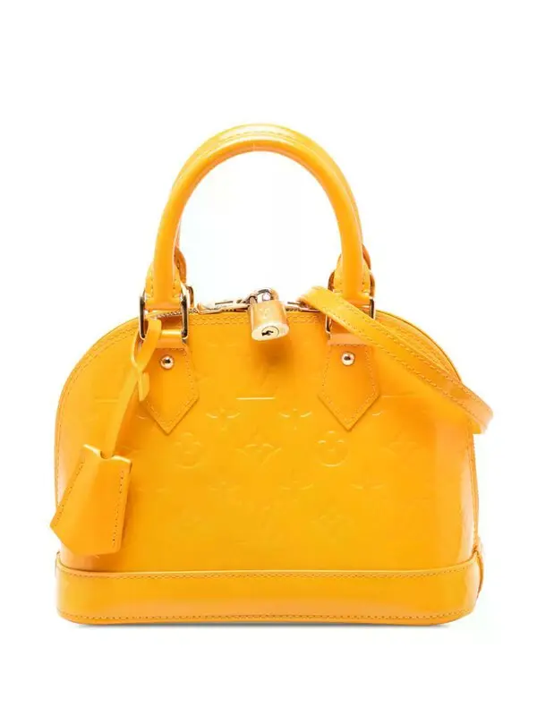 LOUIS VUITTON 2012 Monogram Vernis Alma Bb Satchel