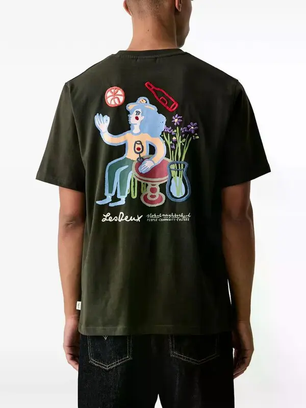 LES DEUX Rural Graphic-print T-shirt