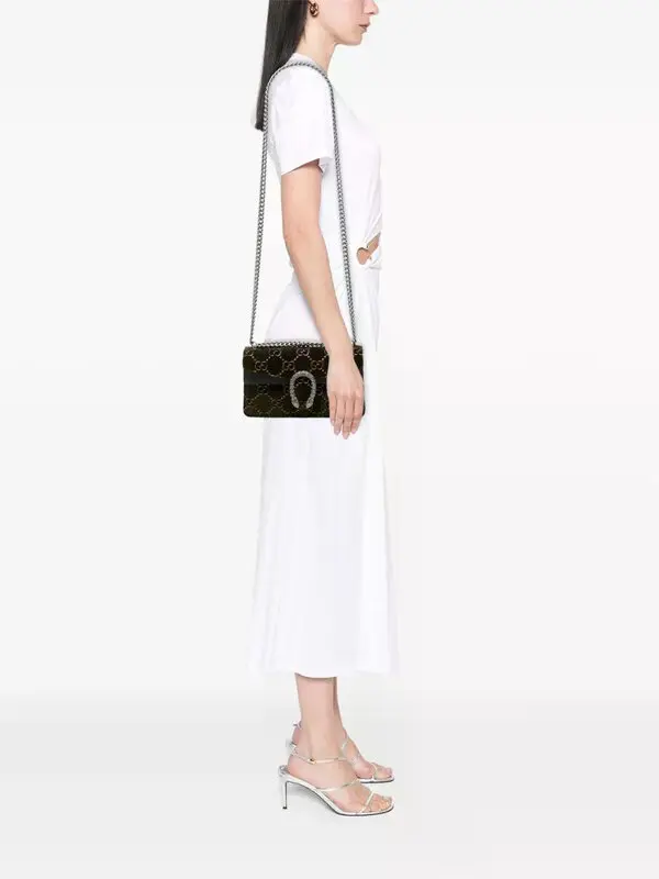 Gucci 2016-2026 Medium Gg Velvet Dionysus Crossbody Bag