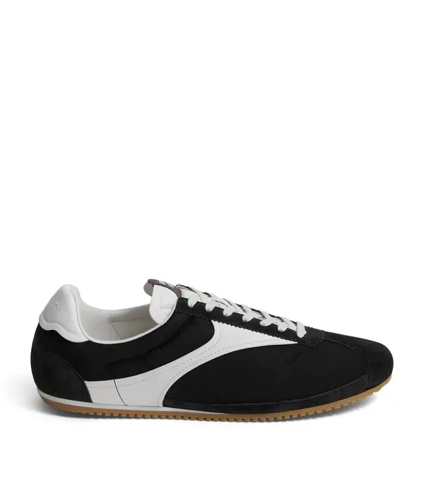 Bottega Veneta Suede-nylon Shot Sneakers