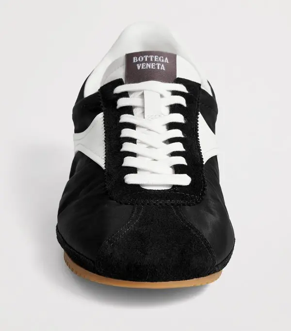 Bottega Veneta Suede-nylon Shot Sneakers