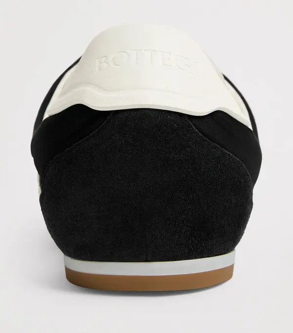 Bottega Veneta Suede-nylon Shot Sneakers