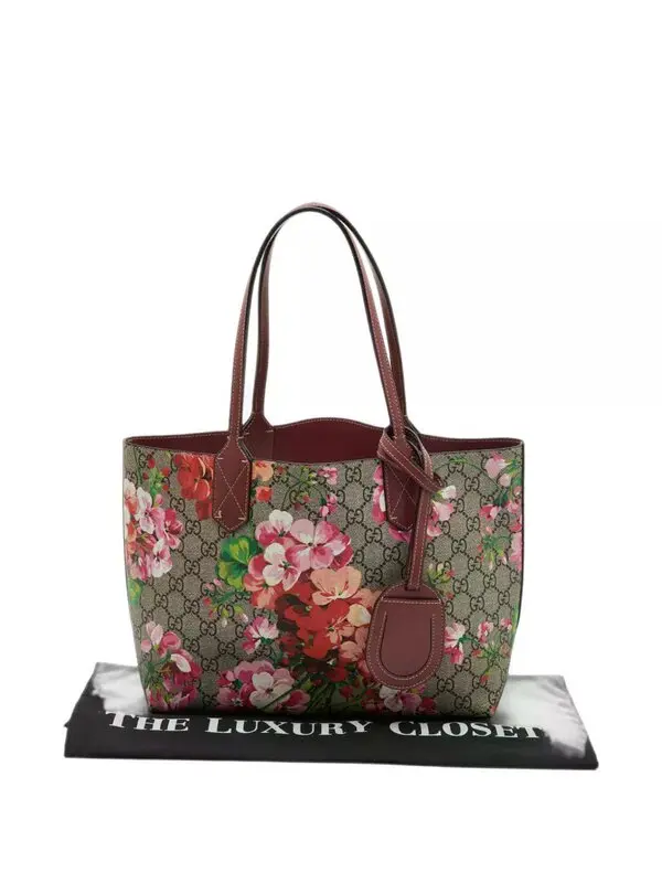 Gucci Reversible Blooms Gg Supreme Tote Bag