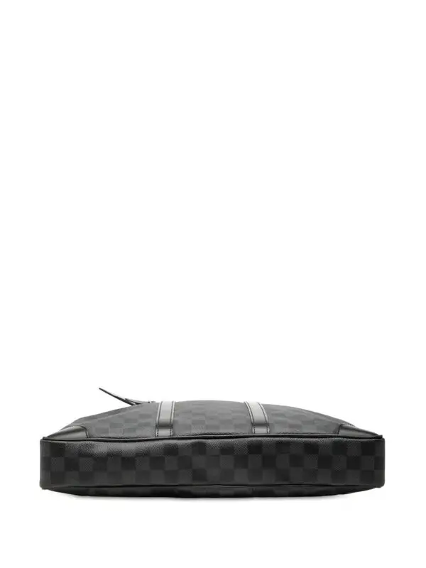 LOUIS VUITTON 2016 Damier Graphite Porte Documents Voyage Pm Business Bag