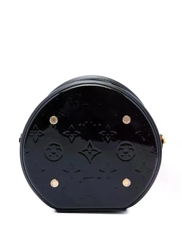 LOUIS VUITTON 2019 Monogram Vernis Cannes Satchel - Black