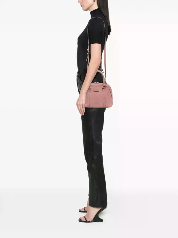 Gucci 2016-2026 Mini Microguccissima Dome Satchel - Pink