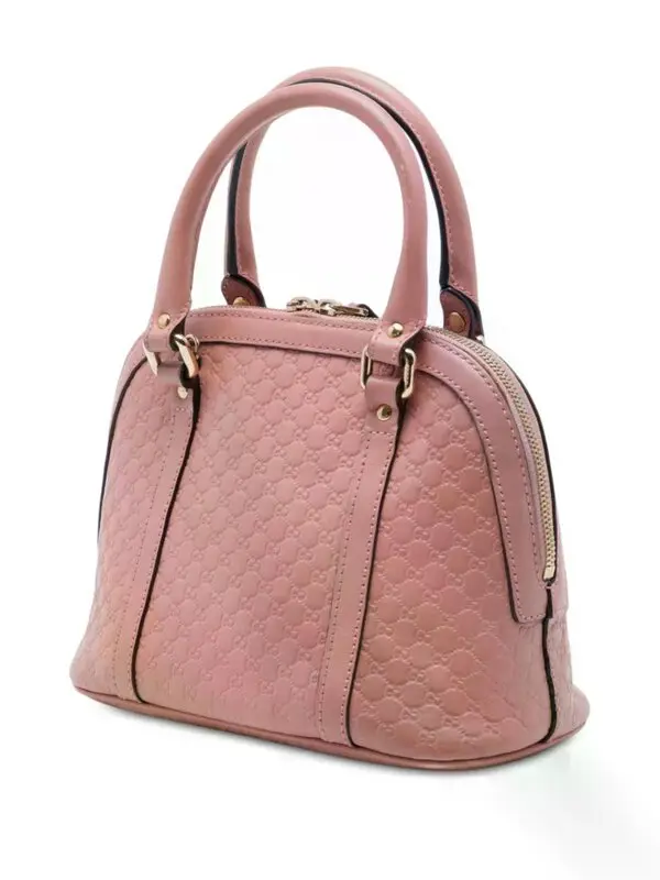 Gucci 2016-2026 Mini Microguccissima Dome Satchel - Pink
