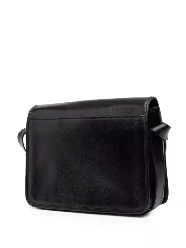 Saint Laurent 1980-1990 Grained Leather Crossbody Bag