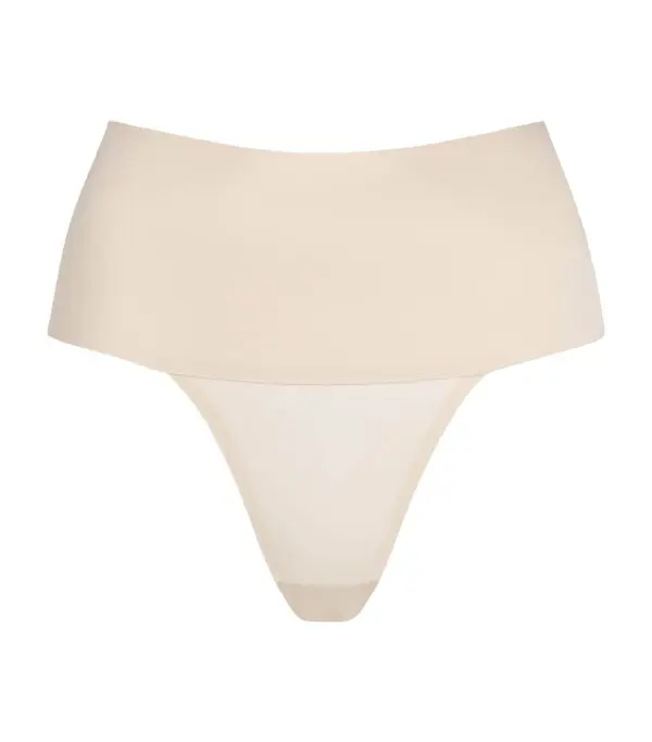 Spanx Supersmooth Undie-tectable Thong - Nude