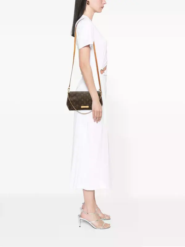 LOUIS VUITTON 2017 Monogram Favorite Mm Satchel - Brown