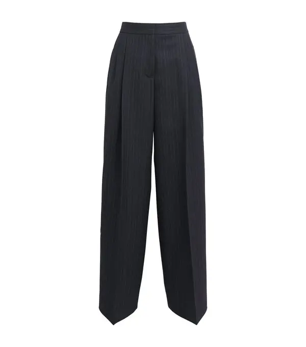 JIL SANDER Wool Stripe Trousers
