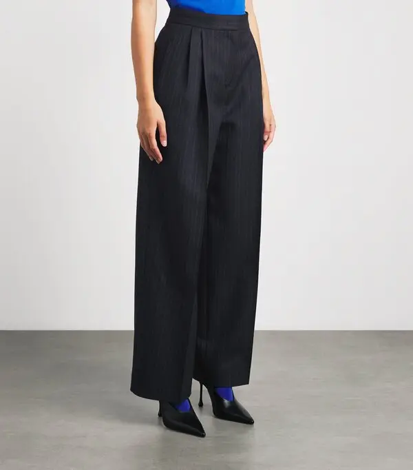 JIL SANDER Wool Stripe Trousers