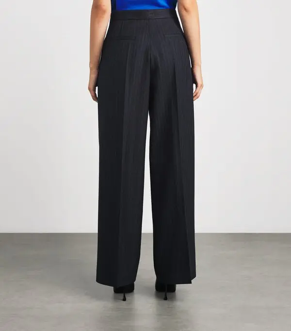 JIL SANDER Wool Stripe Trousers