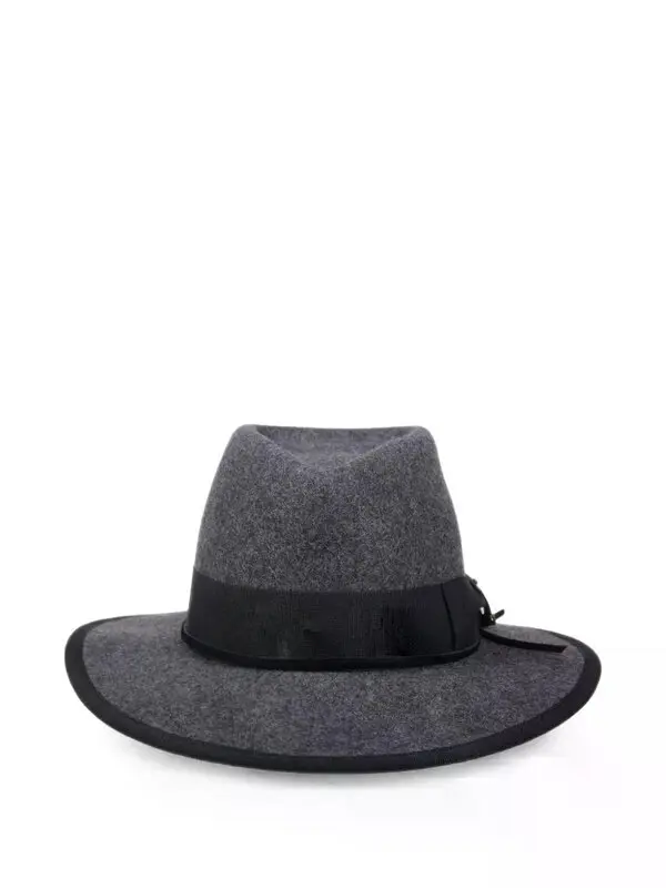 FILIPPO CATARZI Caracas Grosgrain-ribbon Fedora Hat