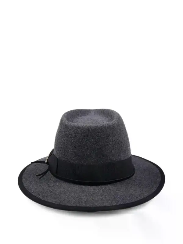 FILIPPO CATARZI Caracas Grosgrain-ribbon Fedora Hat