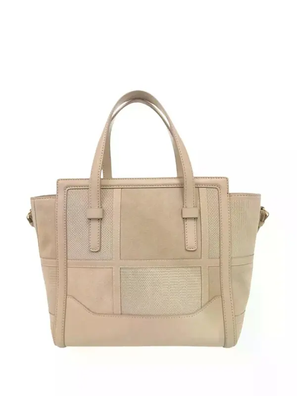 FERRAGAMO 2010-2020 Calfskin And Suede Amy Satchel