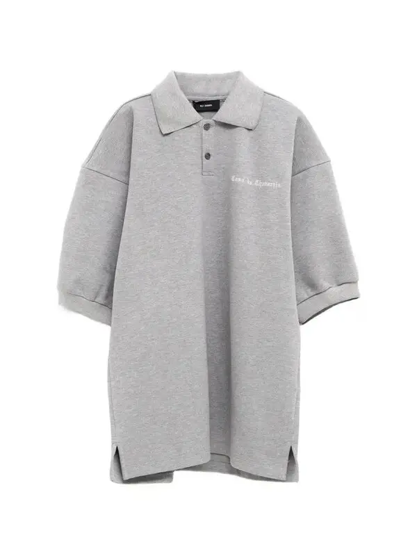 WILLY CHAVARRIA Embroidered-logo Oversized Polo Shirt