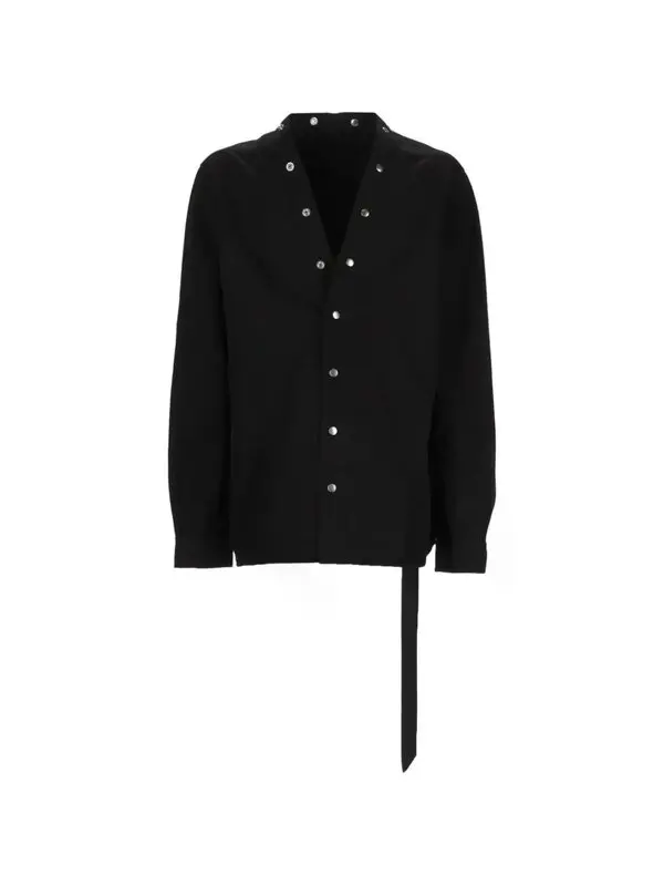 Rick Owens Larry Snap-fastening Strap-detail Shirt