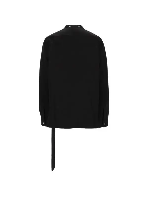 Rick Owens Larry Snap-fastening Strap-detail Shirt
