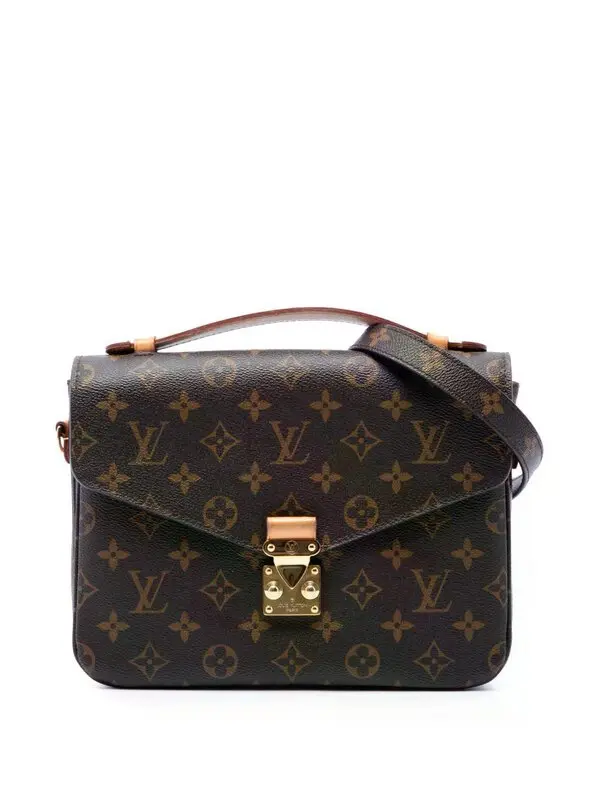 LOUIS VUITTON 2016 Monogram Pochette Metis Satchel