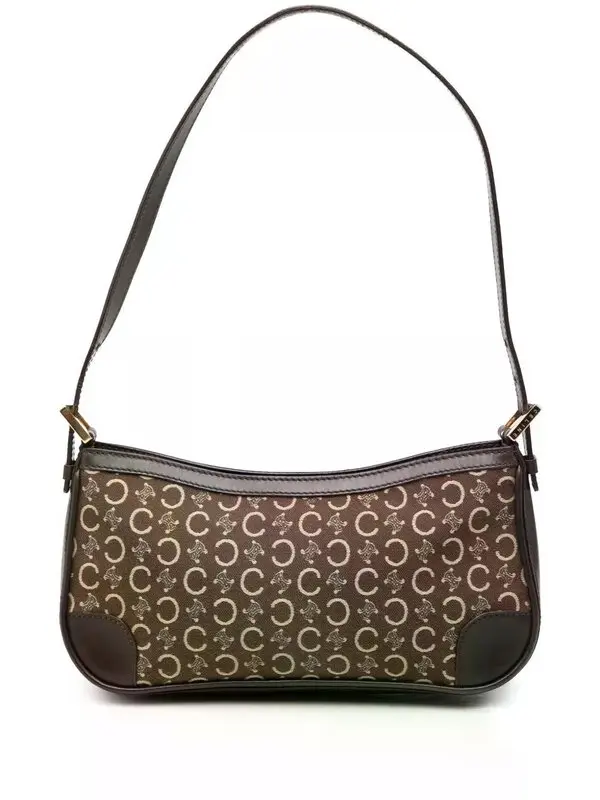 Celine 2002 C Macadam Canvas Shoulder Bag