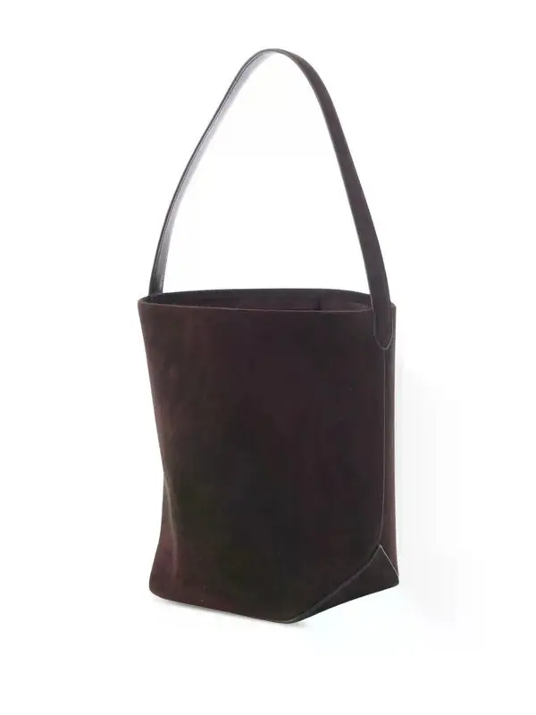 THE ROW 2021-2026 Medium Suede Edge Ns Park Tote Bag - Brown