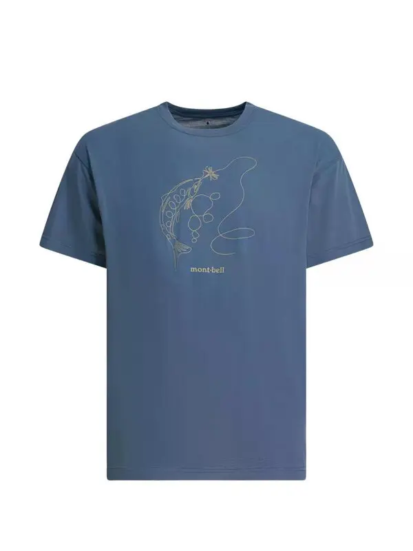 MONTBELL Wickron Graphic-print T-shirt