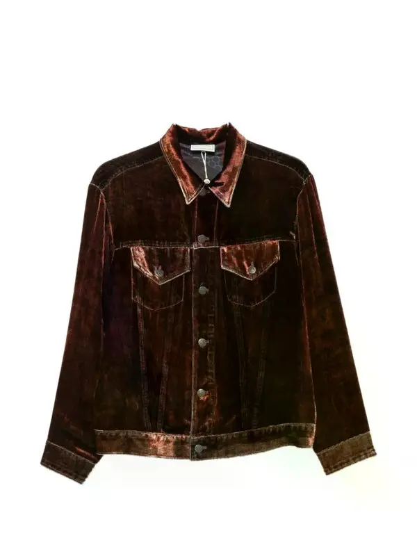 PIERRE-LOUIS MASCIA Velvet-effect Buttoned Jacket