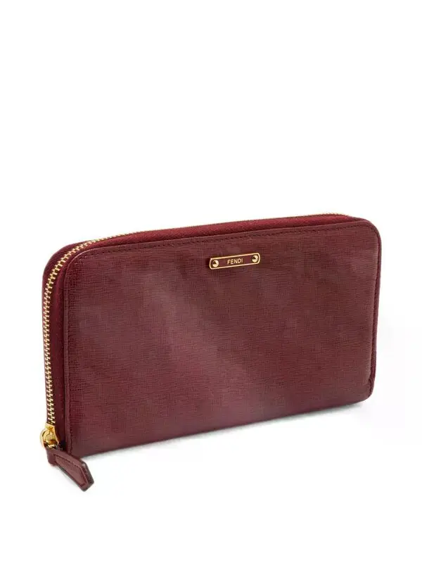 Fendi 2013 Elite Zip-around Wallet - Red
