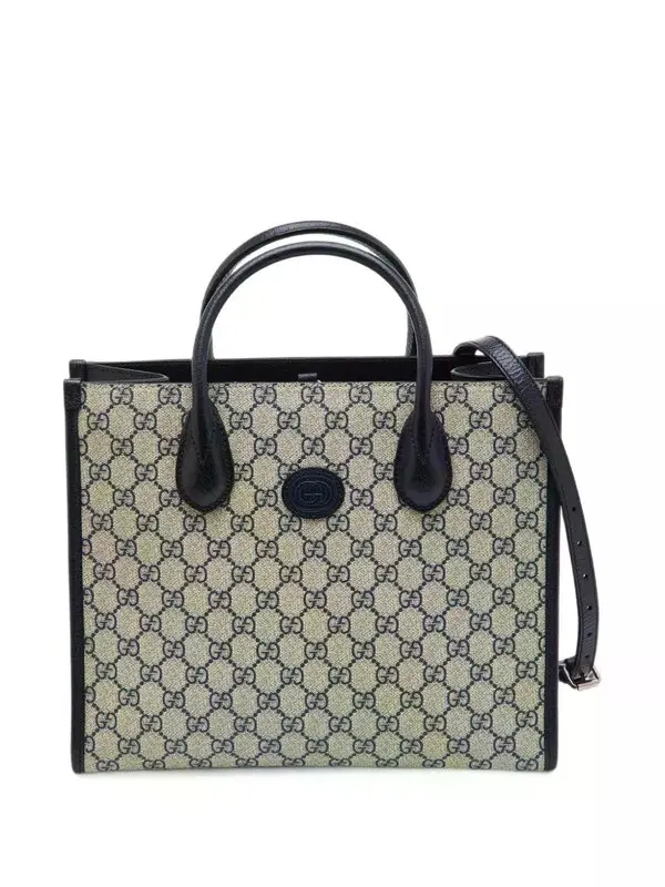 Gucci Gg Supreme Canvas Tote Bag - Neutrals