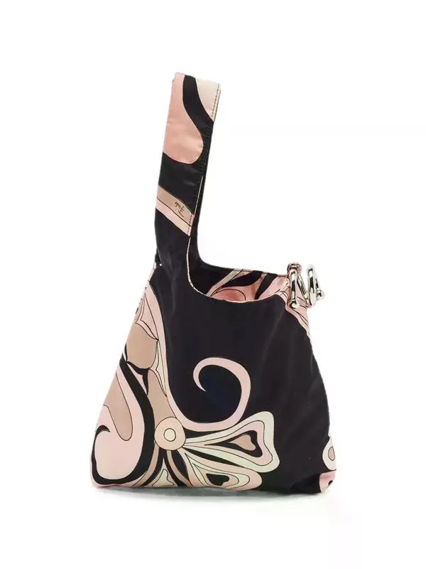 Emilio Pucci Orchidee Print Silk Clutch Bag