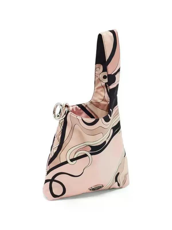 Emilio Pucci Orchidee Print Silk Clutch Bag