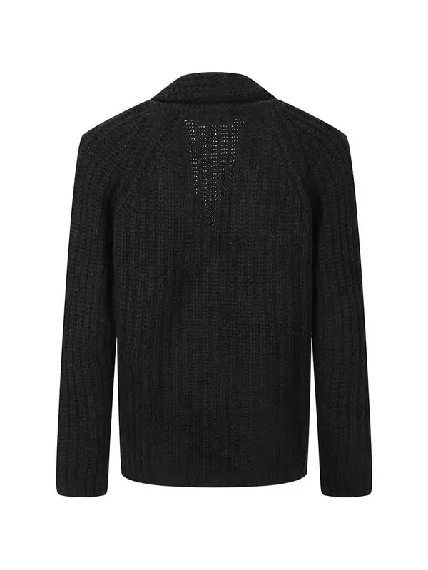 LBM Double-breasted Shawl-collar Sweater