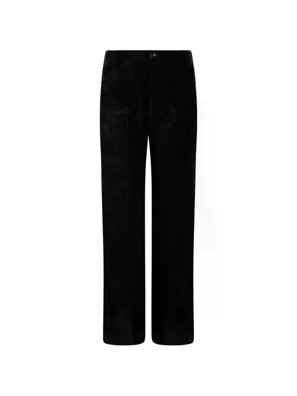 Derhy Corduroy-effect Patch-pocket Trousers