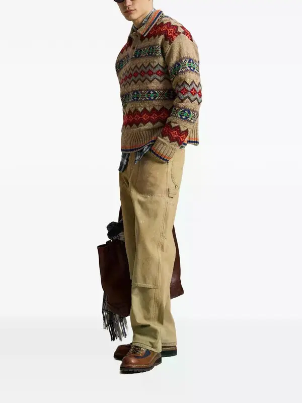 Polo Ralph Lauren Fair Isle Polo-collar Sweater
