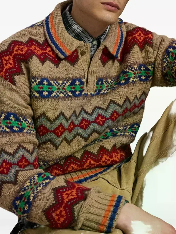 Polo Ralph Lauren Fair Isle Polo-collar Sweater