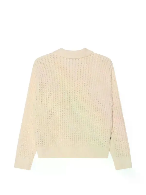 Obey Duane Open-knit Polo Shirt