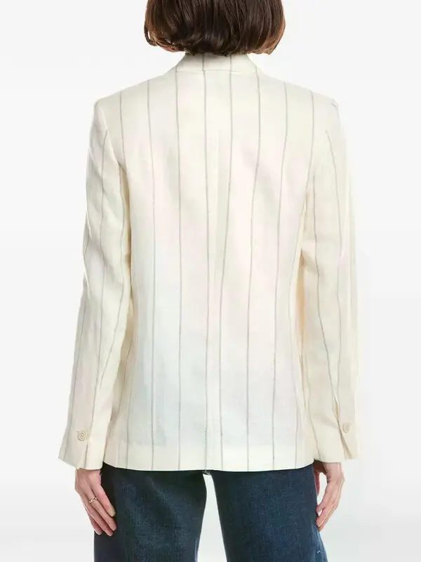 Eleventy Pinstripe Deconstructed Blazer