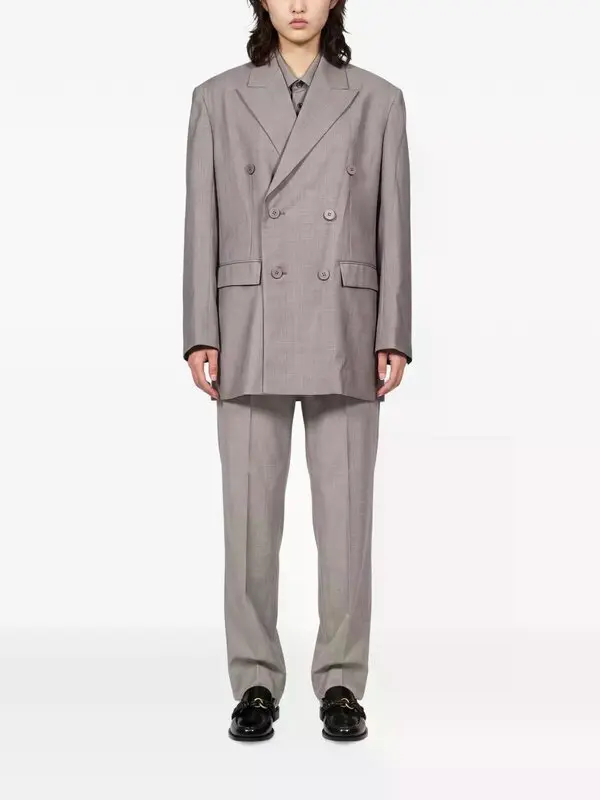 Issey Miyake Honest Ensemble Pleated Tailored Trousers