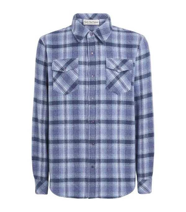 GOD'S TRUE CASHMERE Cashmere Check Uniform Shirt