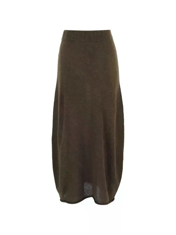 LAUREN MANOOGIAN Fine-knit Elasticated Maxi Skirt