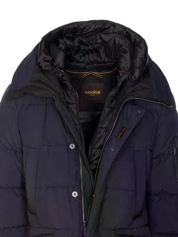 MOORER Davide Hooded Padded Coat