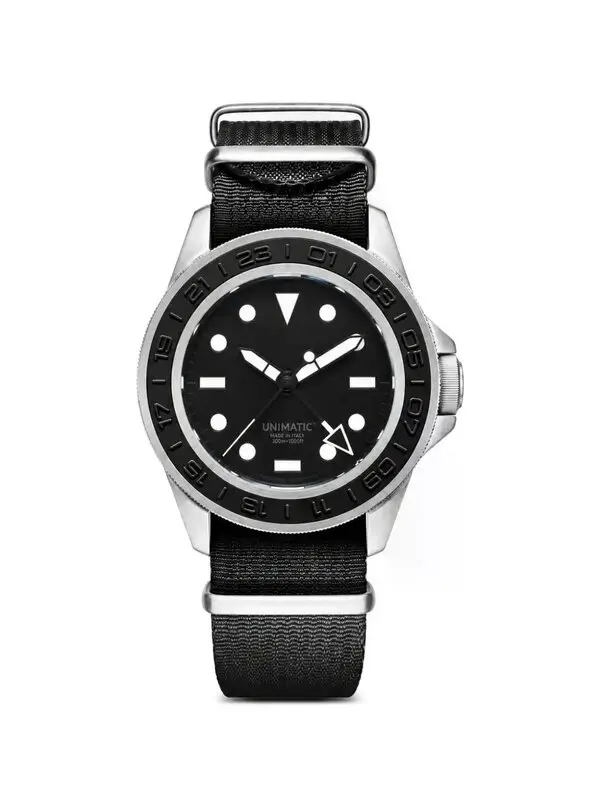 UNIMATIC Modello Uno U1-gmt-aeb 41.5mm Watch - Black
