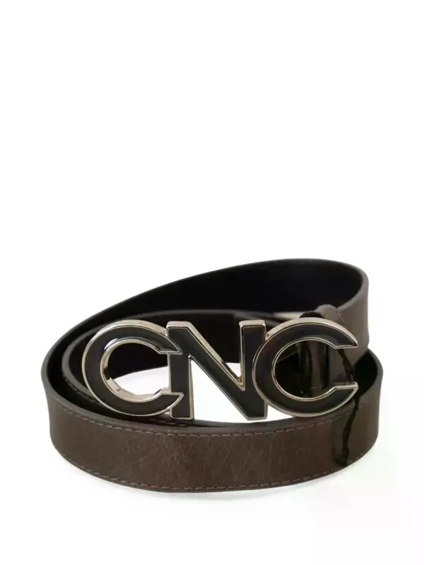 Costume National Logo-plaque Leather Belt