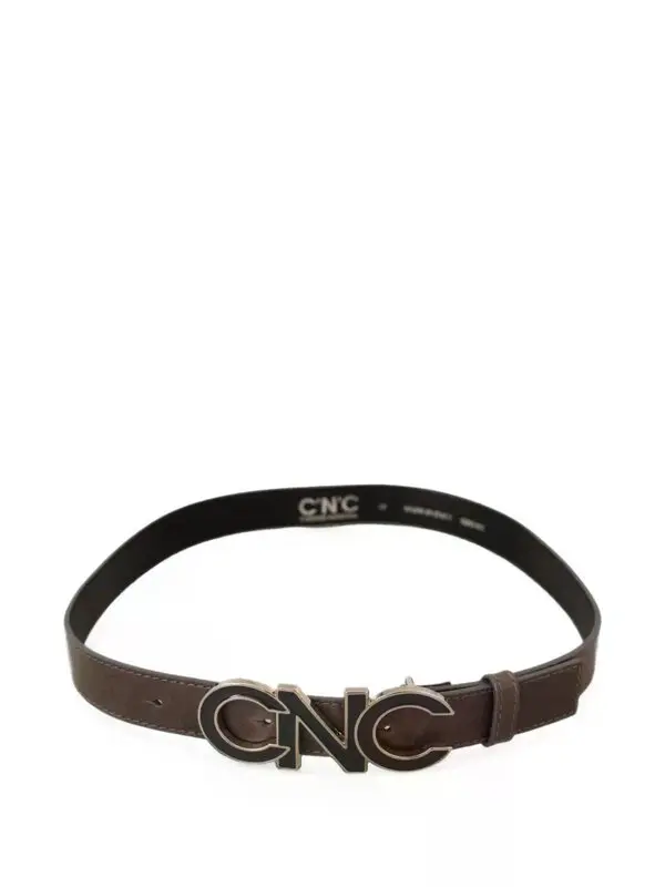Costume National Logo-plaque Leather Belt